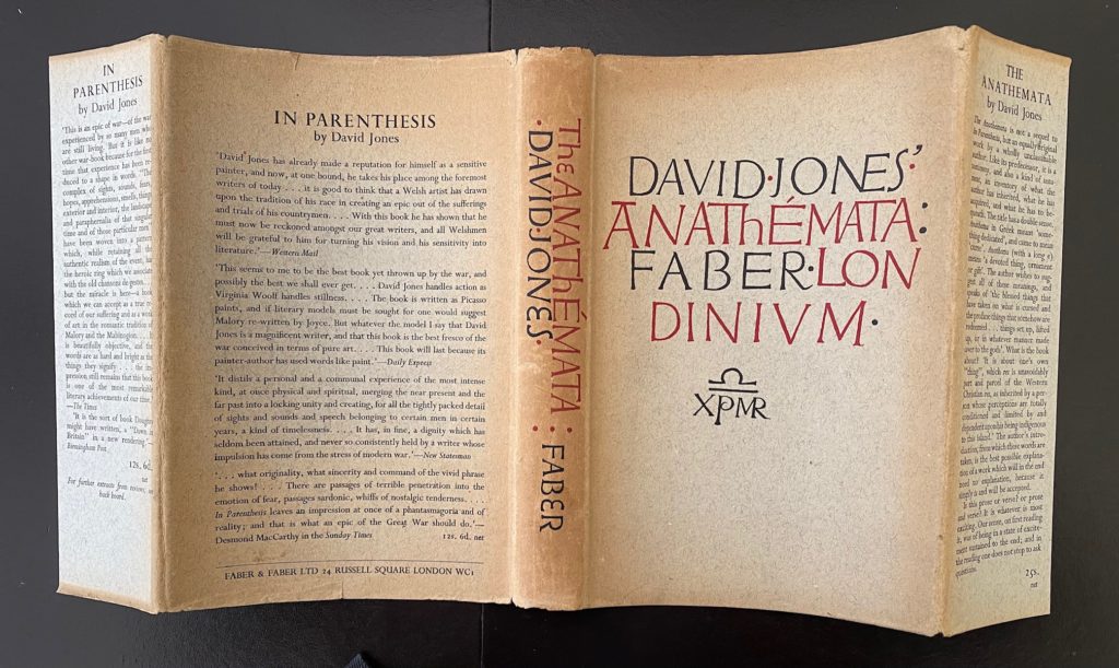 Jones, David ~ The Anathemata : Roger Senhouse’s Personal Copy
